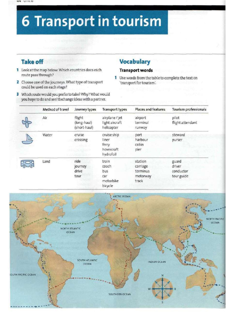 Tourism1 Unit 6 | PDF