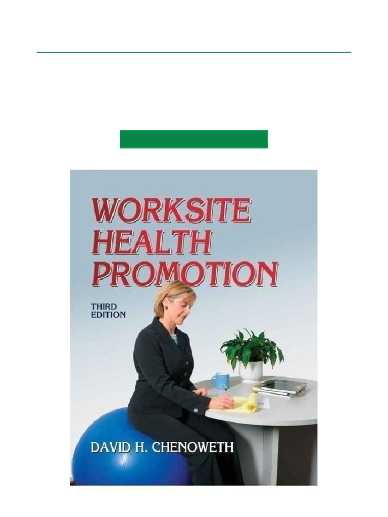 Worksite Health Promotion Overview | PDF | Gross Domestic Product ...