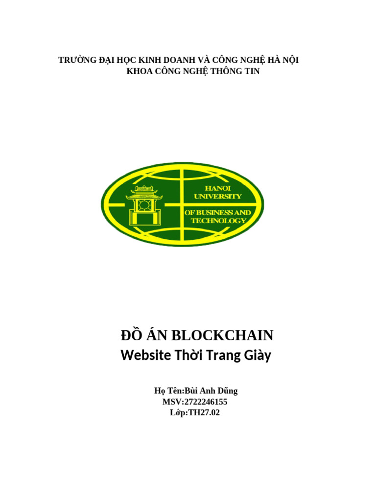 Do An Blockchain | PDF