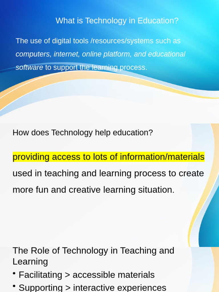 What Is Technology in Education | PDF
