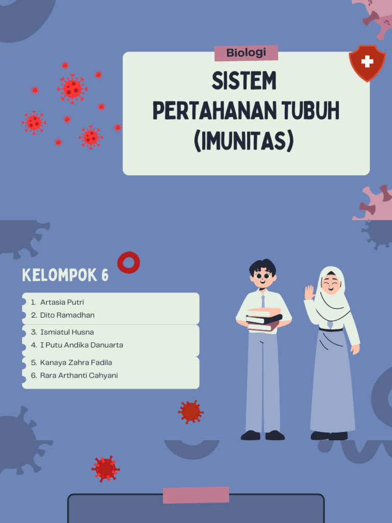 Sistem Imun Dan Pertahanan Tubuh Presentasi Biru Dan Merah Muda ...