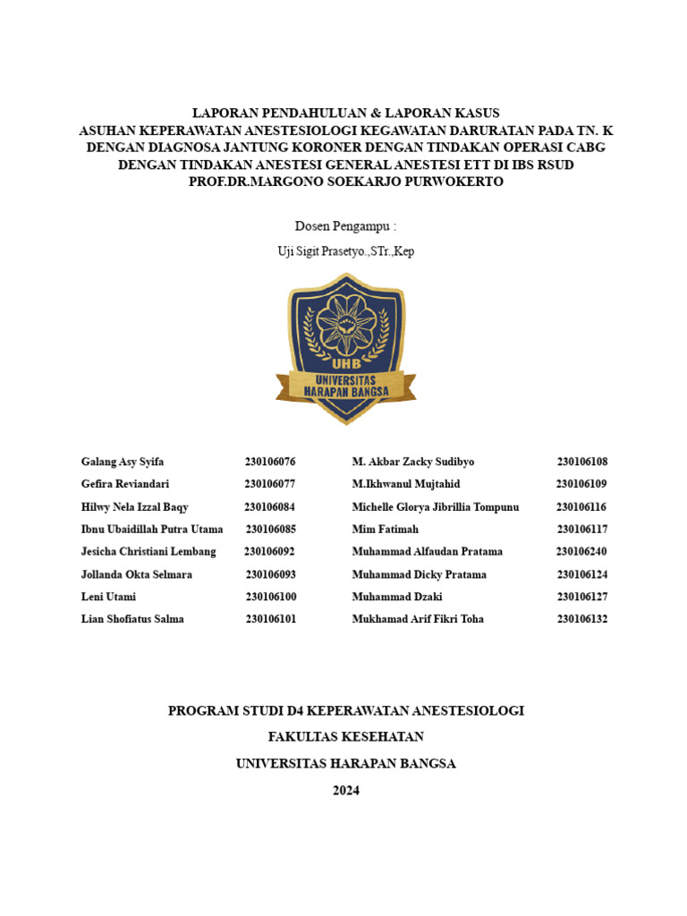 Lp Dan Lk Askan Cabg | PDF