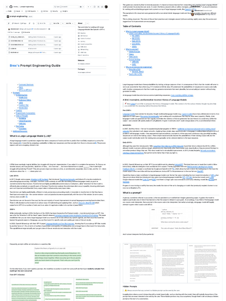 Brexhq - Prompt-Engineering - Tips and Tricks For Working With Large Language Models Like OpenAI ...