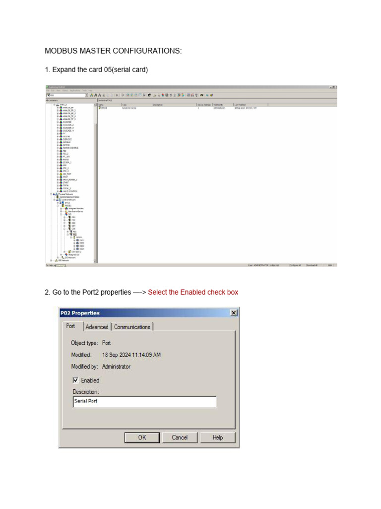 CHECKING MODBUS WITH SIMULATION | PDF