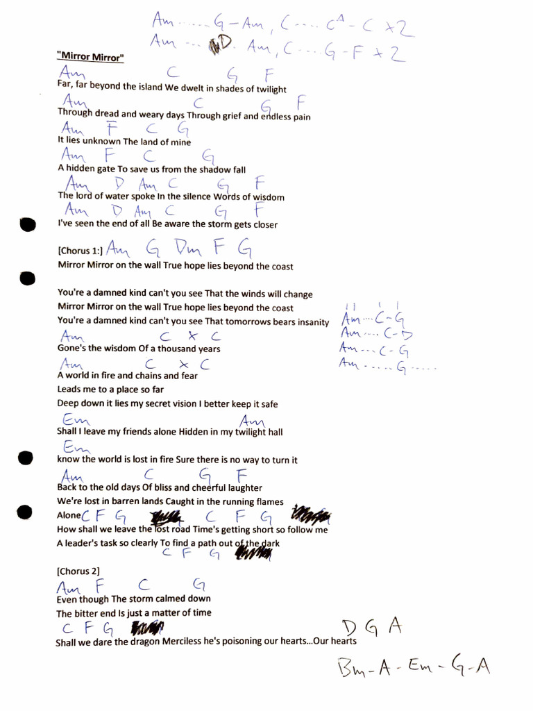 Blind Guardian - Mirror Mirror | PDF