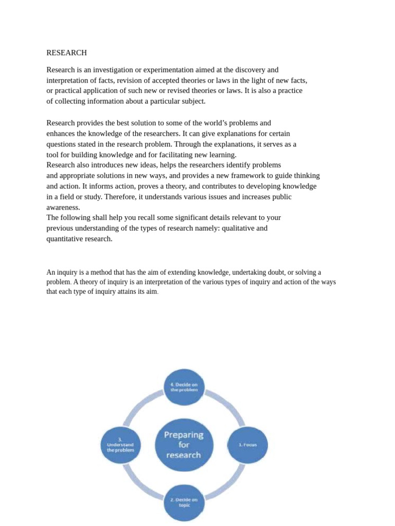 Choosing A Research Topic | PDF