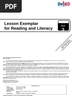 Grade 1 Reading & Literacy Lesson Plan | PDF | Word | Phonetics