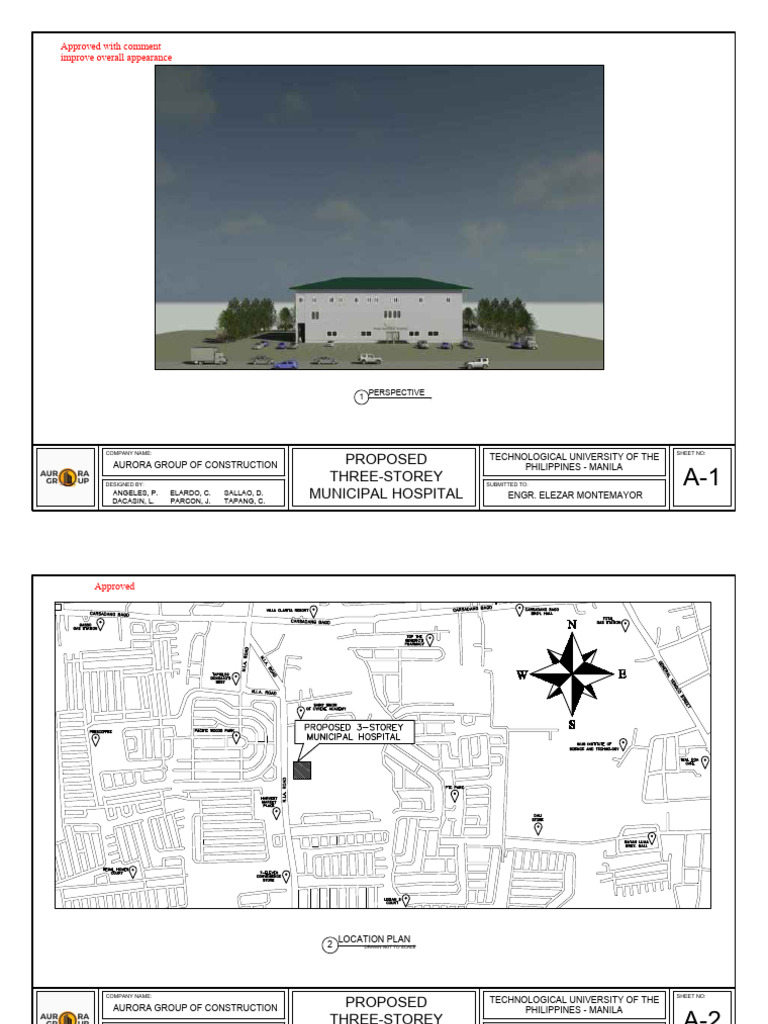 Proposed Three-Storey Hospital Plans | PDF
