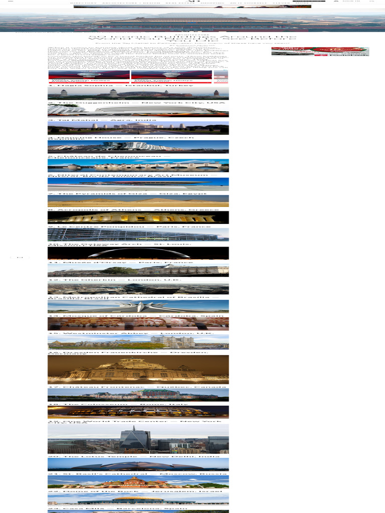 50 Iconic Buildings Around the World You Need to See Before You Die ...