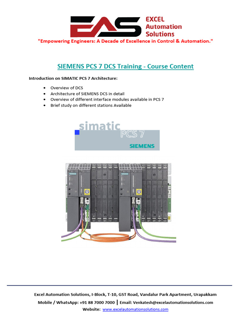 5.0 Certified DCS Engineer - SIEMENS PCS 7 DCS | PDF | Computing | Software
