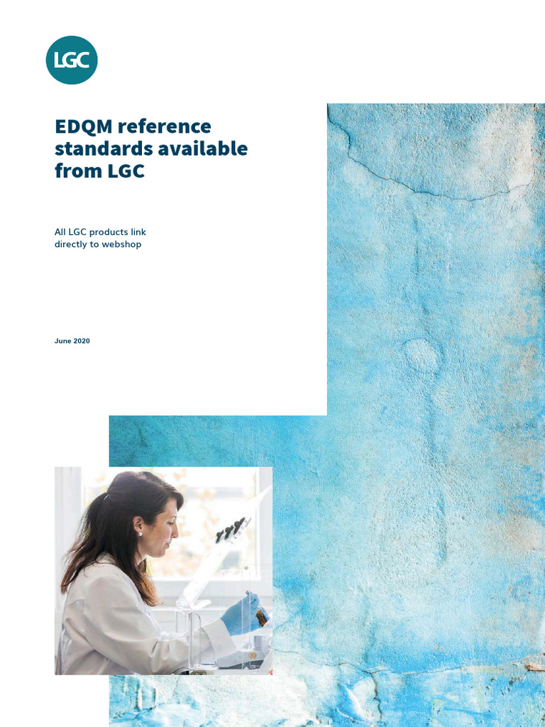 EDQM Reference Standards | PDF | Antibody | Chemical Substances