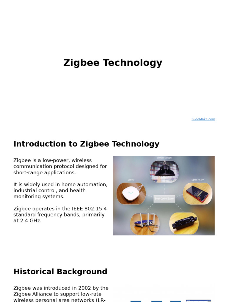 Zigbee Technology | PDF | Computer Network | Internet Of Things