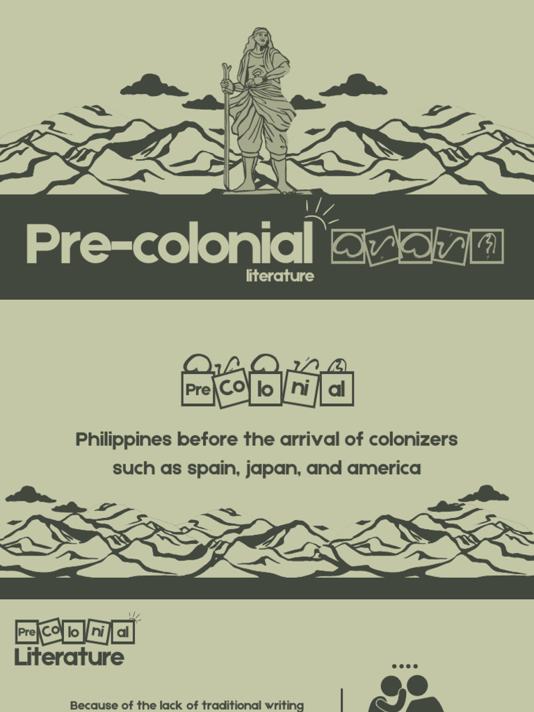 Pre Colonial Philippine Literature | PDF