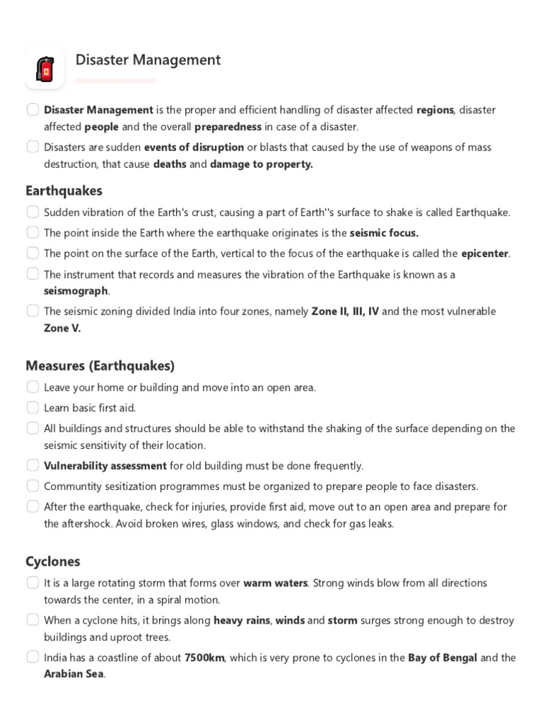 Disaster Management Pdf