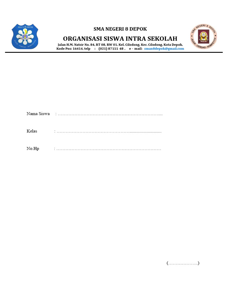 Surat Perizinan KSN 2022 | PDF