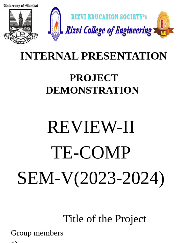 Template For Mini Project | PDF