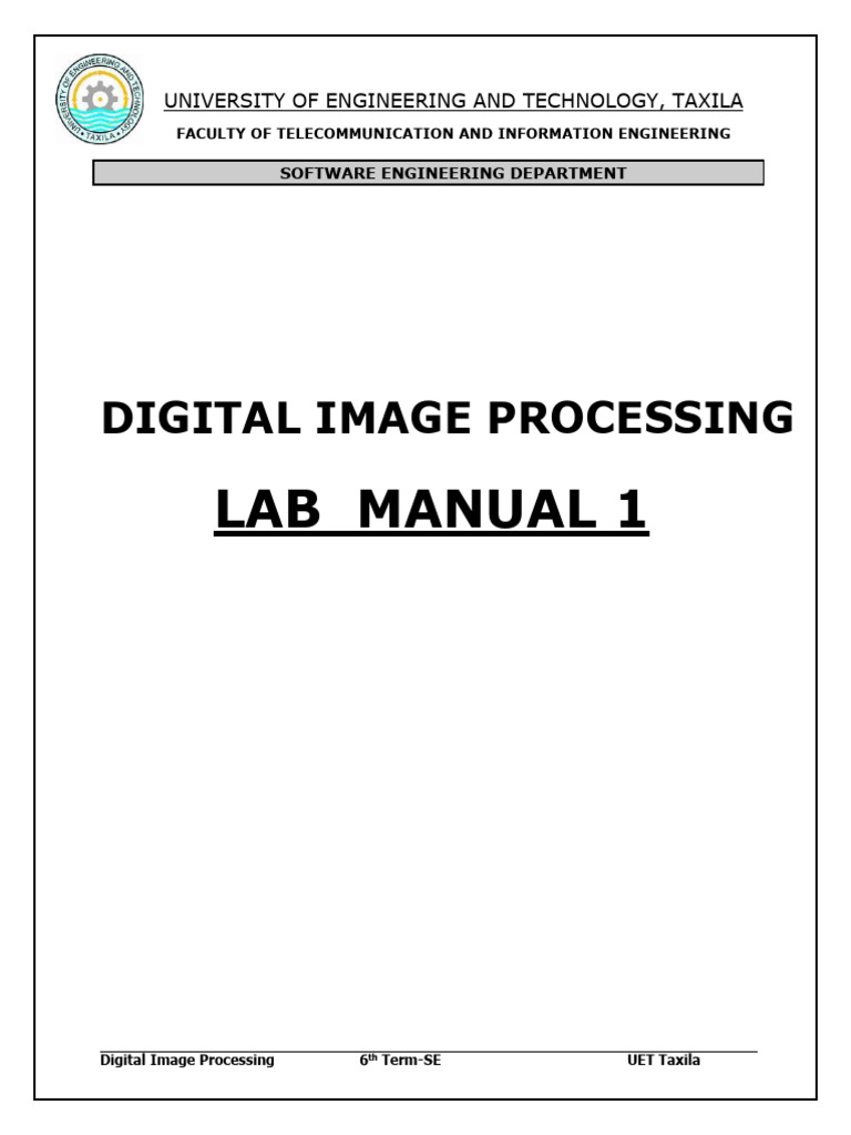 Dip _Lab manual _1_updated | PDF | Matrix (Mathematics) | Matlab