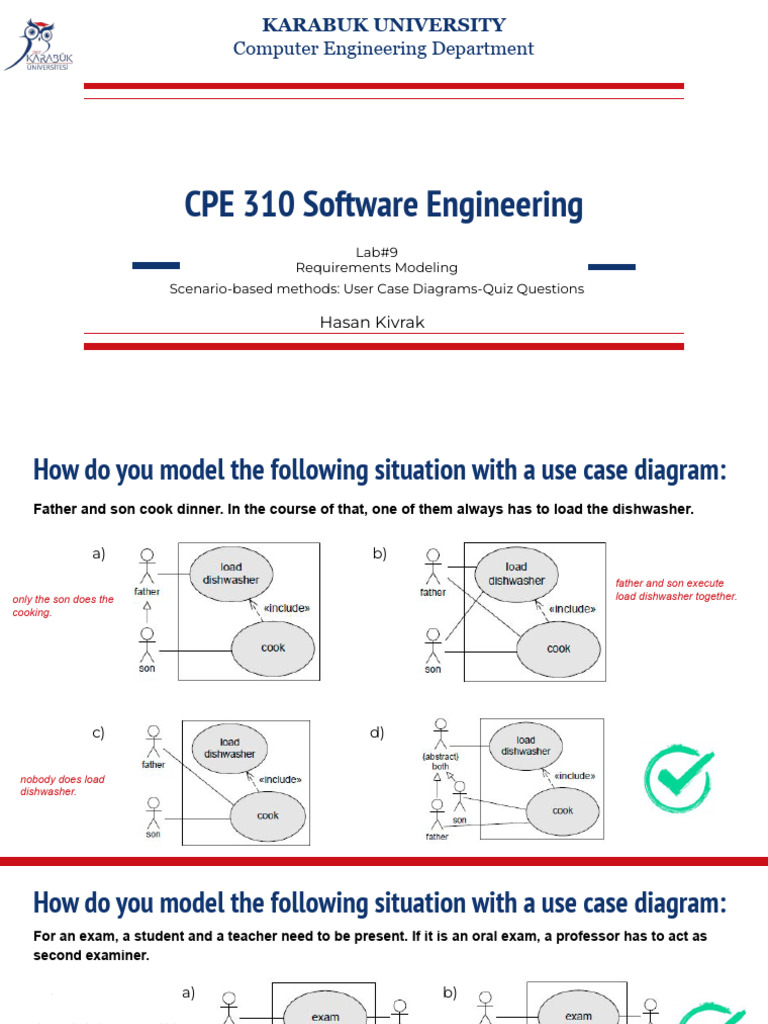 Software Engineering Lab9 | PDF | Use Case | System