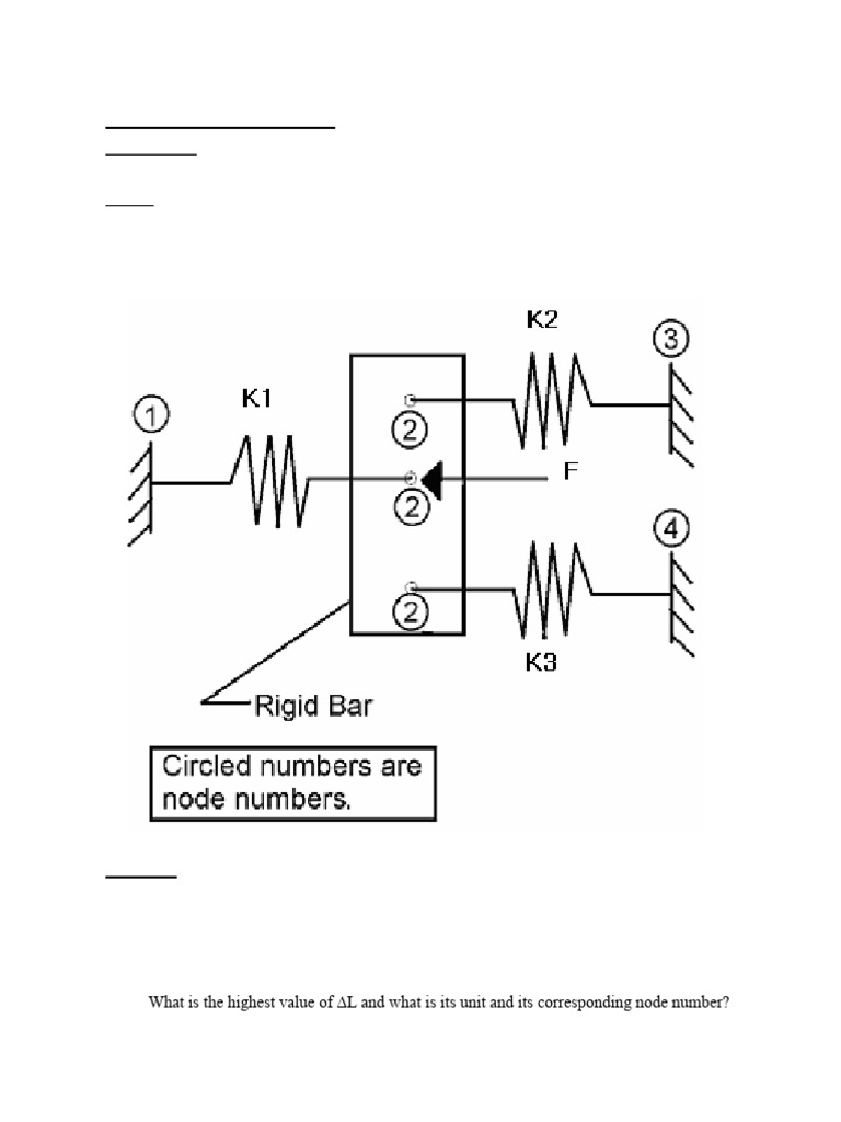 Spring System Analysis and Calculations | PDF