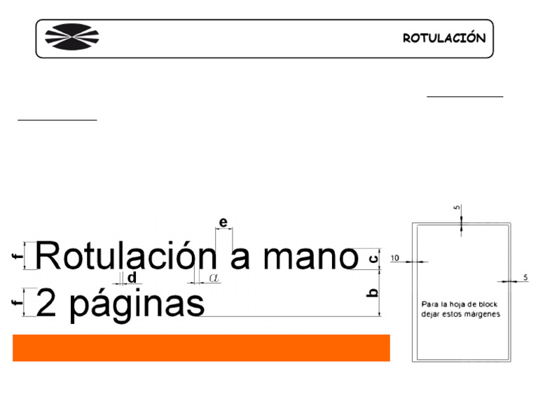 Rotulación: Práctica de Expresión Gráfica | PDF