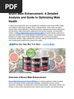 Bruno Male Enhancement Australia Review 2025 - Does It Work? | PDF ...