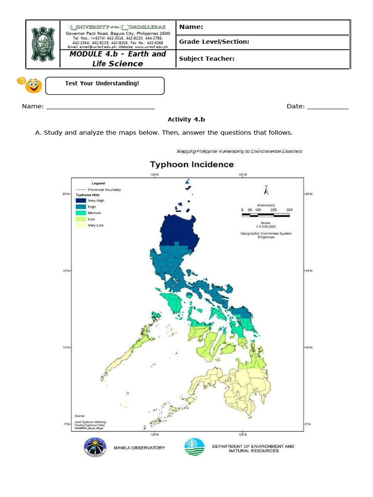 Earth and Life Science Module 4.b Activity | PDF