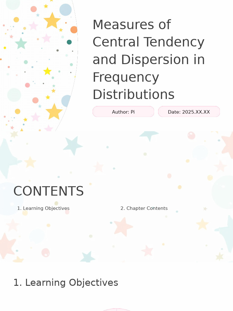 Measures of Central Tendency | PDF | Mean | Mode (Statistics)
