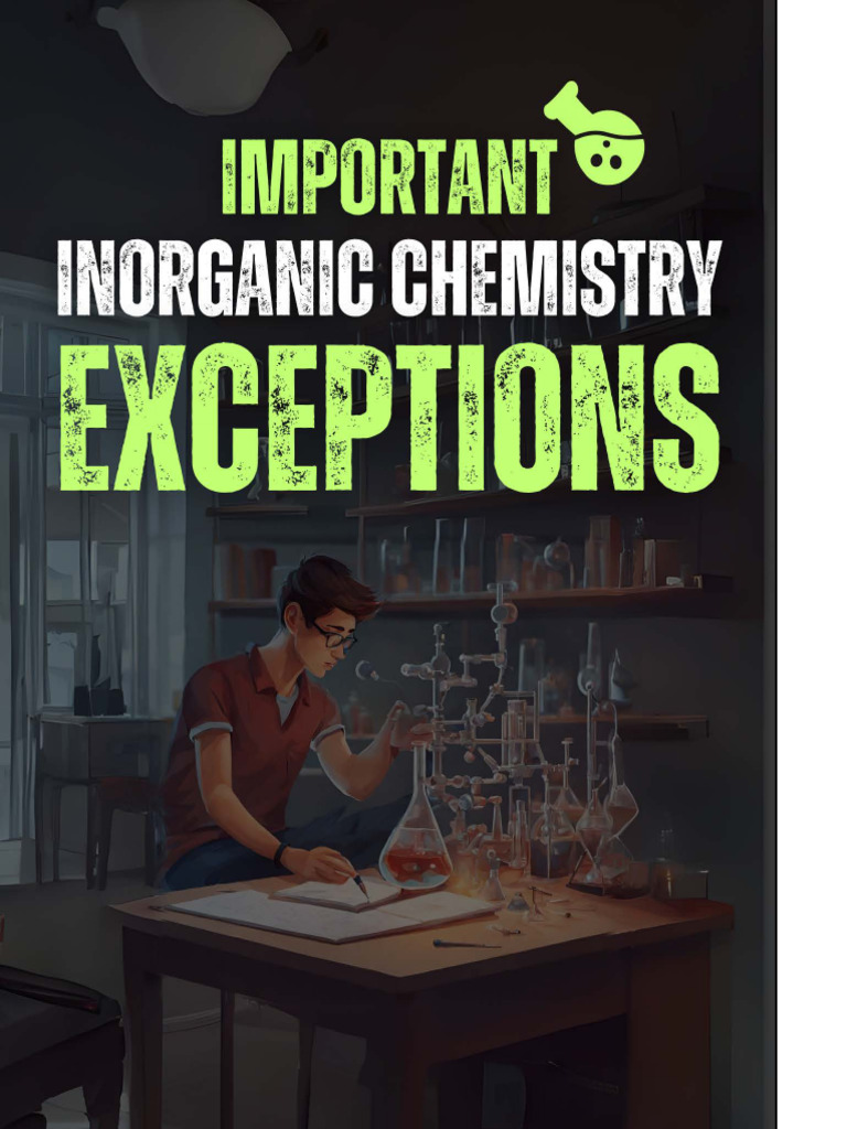 Inorganic Exception Points . | PDF
