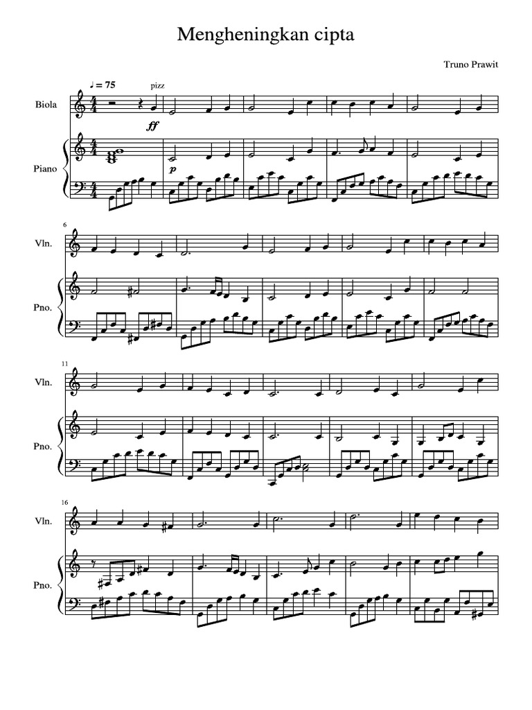 Truno Prawit - Mengheningkan Cipta | PDF