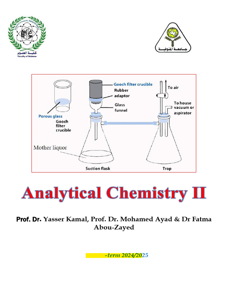 Analytical Chemistry II CH233nd | PDF | Precipitation (Chemistry ...