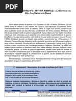 Analyse linéaire de "Le Dormeur du Val" | PDF | Arthur Rimbaud