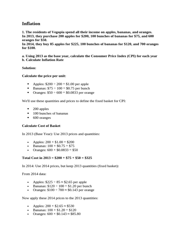 Practice Problems_3 | PDF | Consumer Price Index | Microeconomics