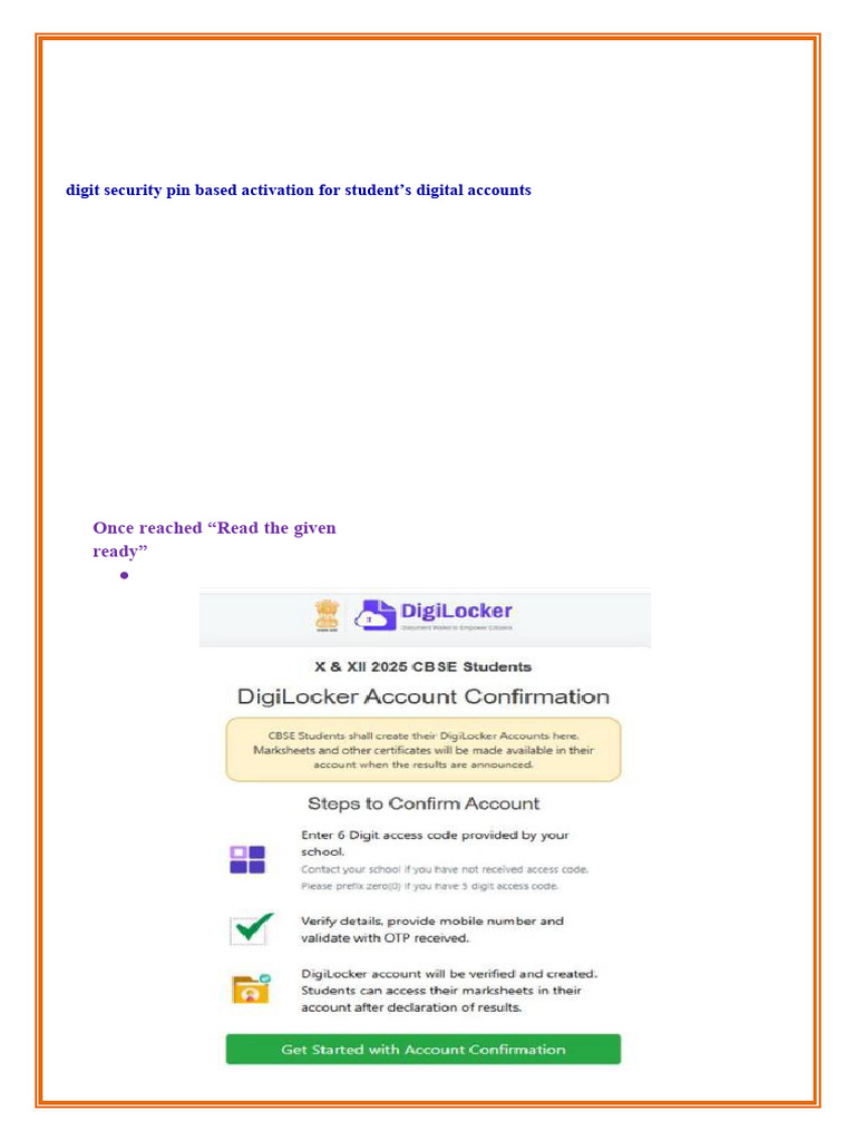 Stepwise User Guide To Access Class X and XII Marksheets Cum Passing Certificate & Migration ...