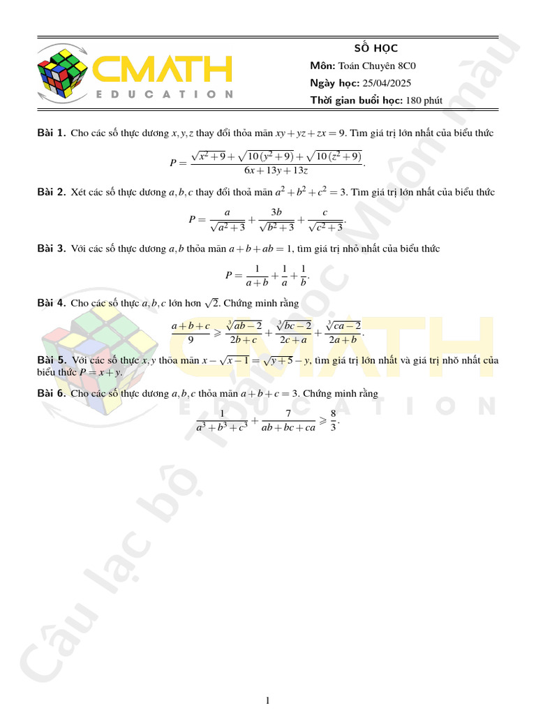 (L8C024) 04 25 2025 BTVN | PDF