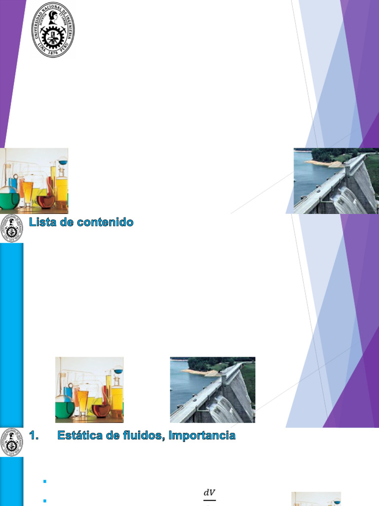 U2.1 Nociones Generales de La Estatica de Fluidos | PDF | Presión | Mecánica de fluidos