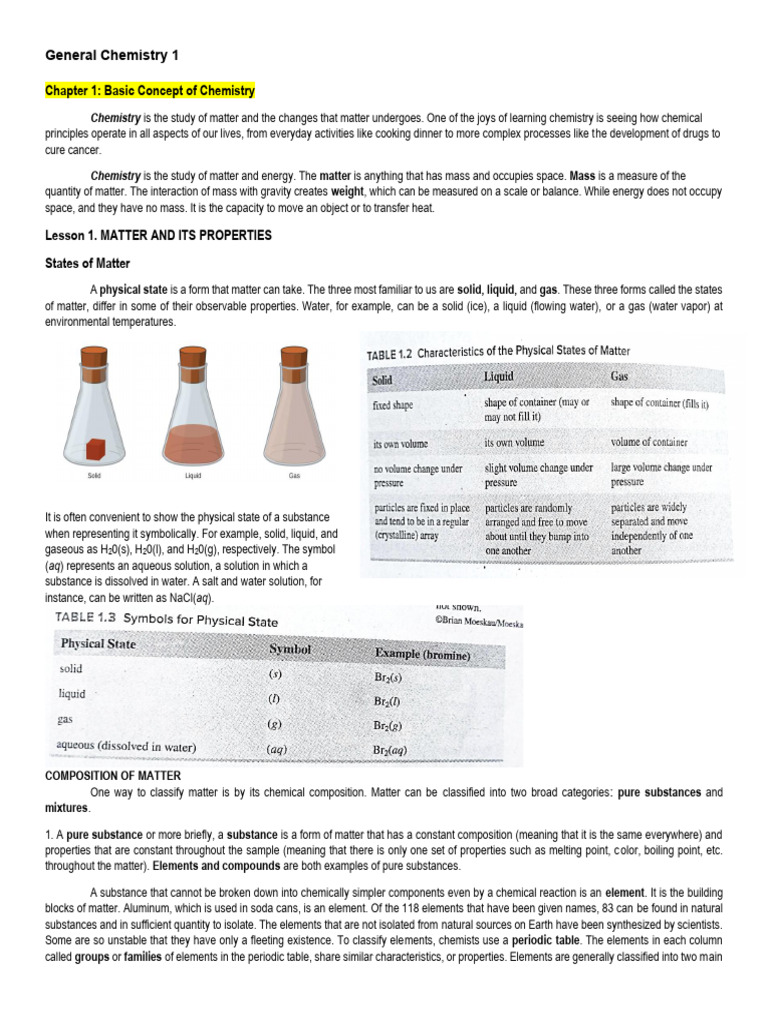 General-Chemistry-1 | PDF | Mixture | Chemical Substances