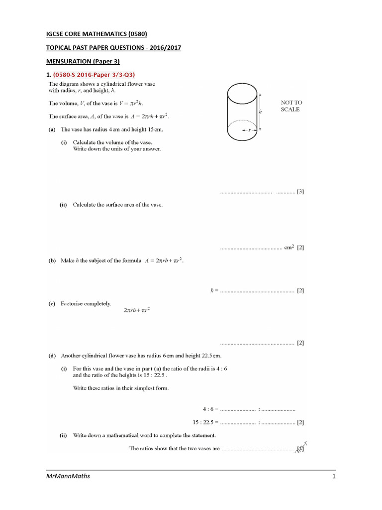 2016-2017-ppqs-mensuration-qp | PDF