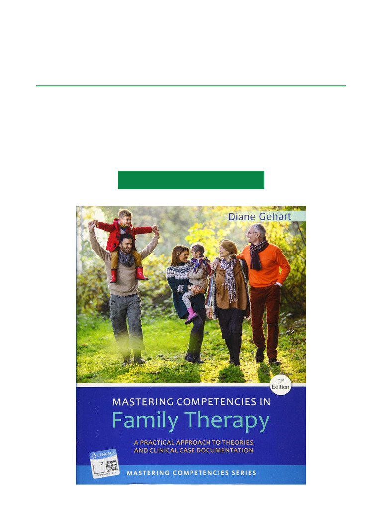 Mastering Competencies in Family Therapy A Practical Approach To ...