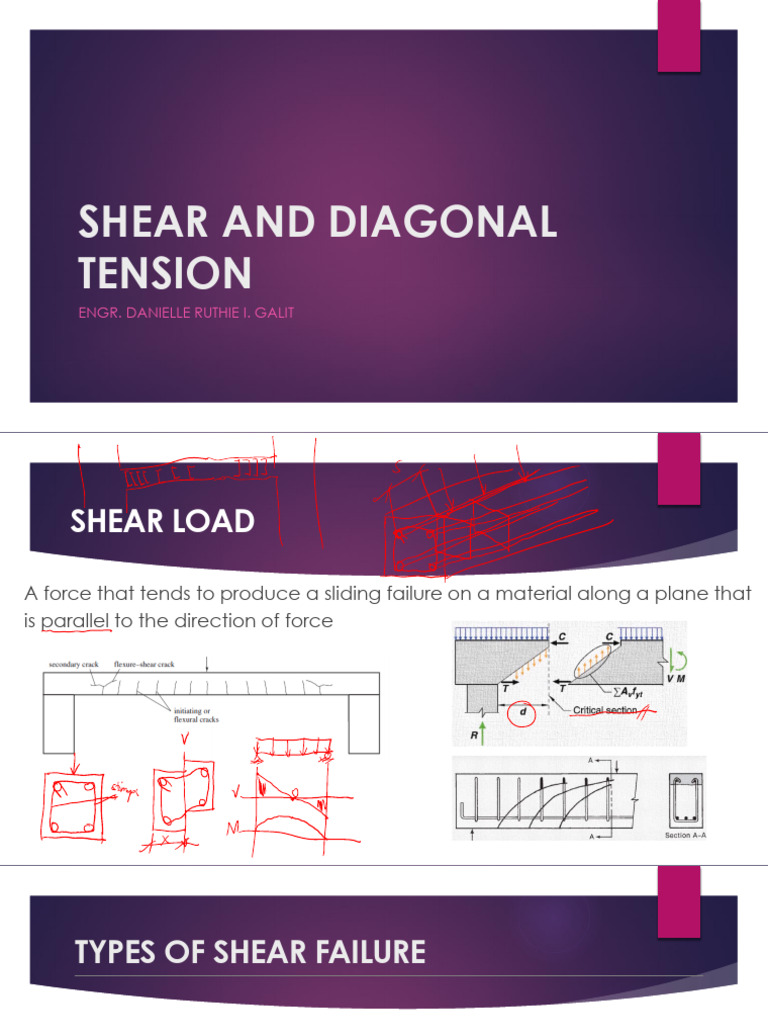 1shear-and-diagonal-tension (1) | PDF | Beam (Structure) | Building ...