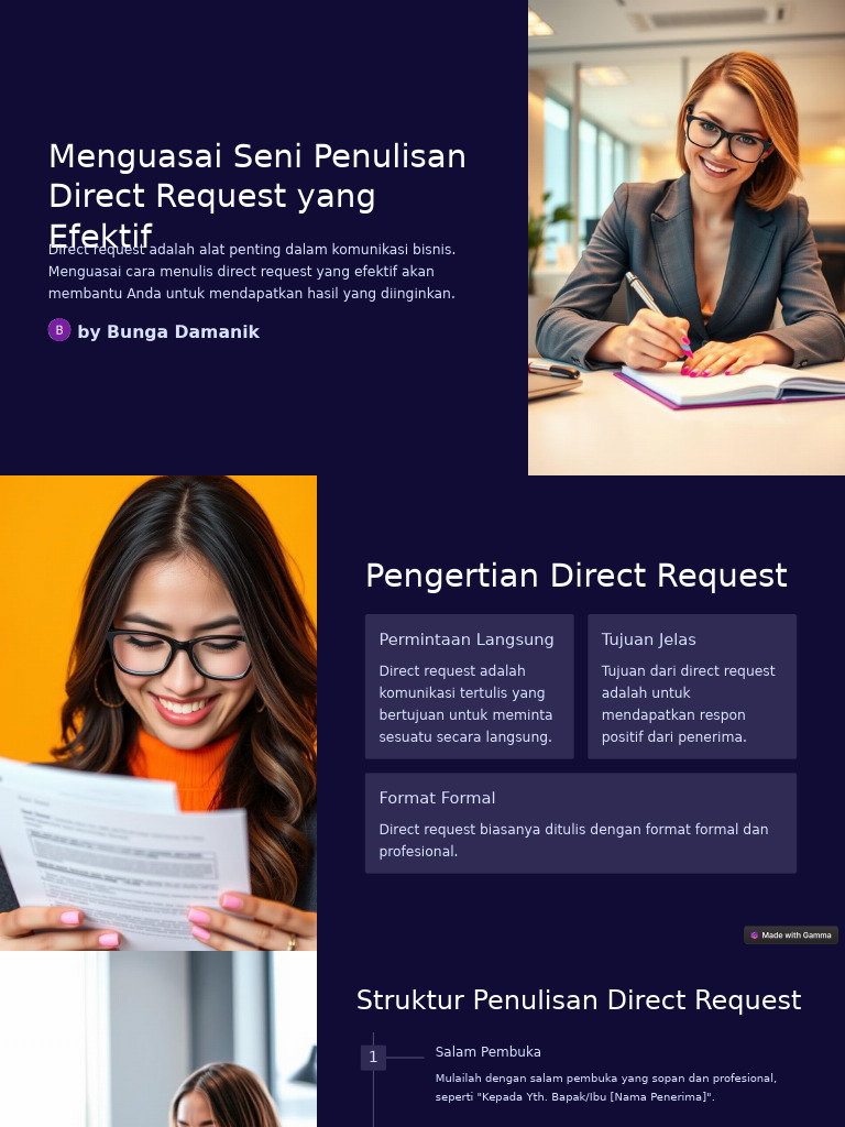 Menguasai Seni Penulisan Direct Request Yang Efektif | PDF