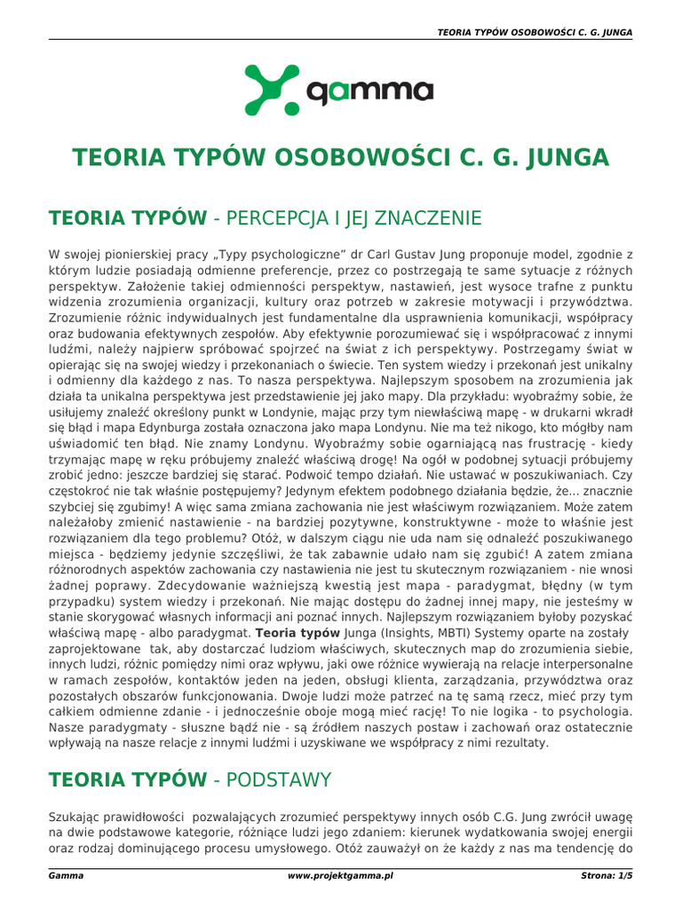 GammaWiki+teoria-typow-osobowosci-c-g-junga | PDF