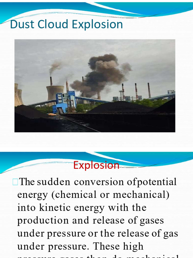 Dust Cloud Explosion.-Compressed | PDF | Explosion | Combustion