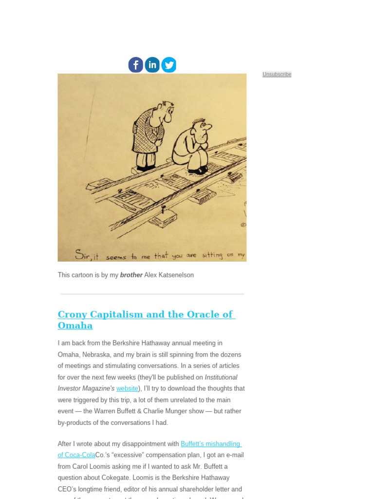 Crony Capitalist | PDF