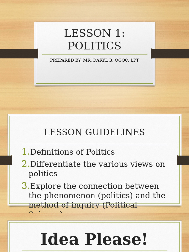 Understanding Politics and Its Elements | PDF