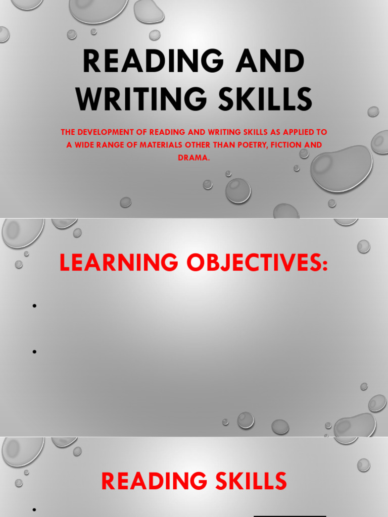 READING-AND-WRITING-SKILLS-1_115059 | PDF | Reading Comprehension | Speed Reading