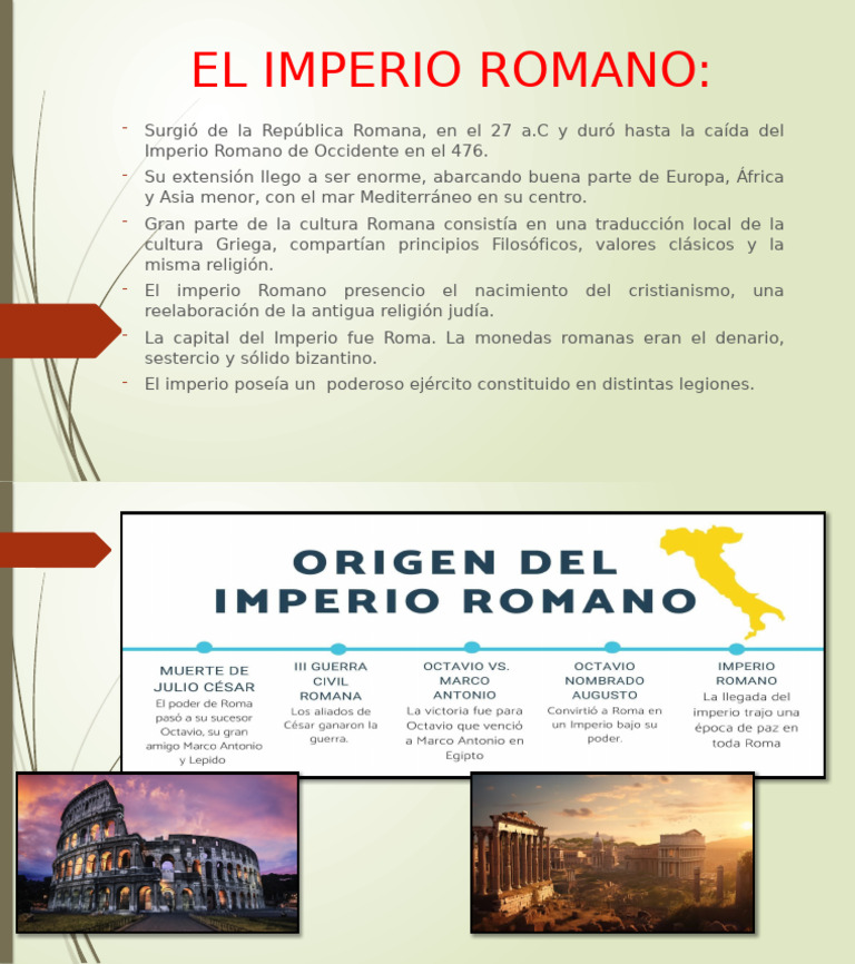 El Imperio Romano | PDF