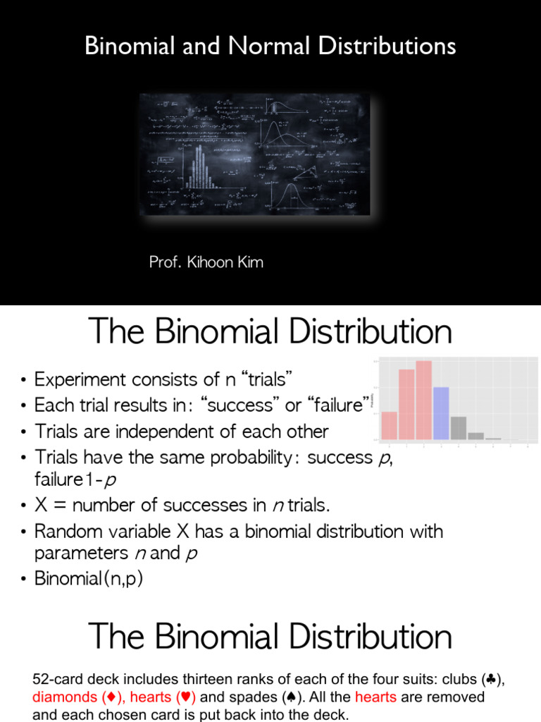 3. Binomial and Normal RVs | PDF | Board Games | Tabletop Games