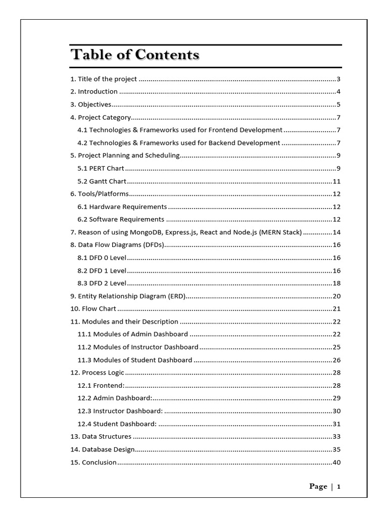 Synopsis - E Learning Management System Final | PDF | Information Technology Management ...