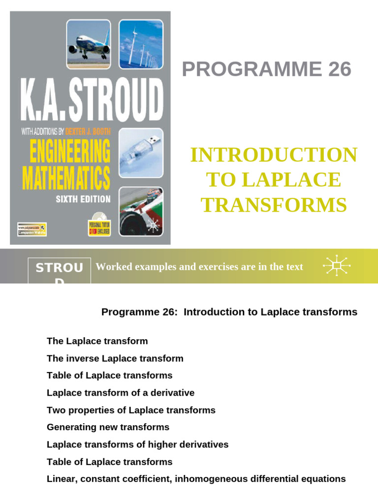 Introduction To Laplace Transforms | PDF | Laplace Transform | Equations