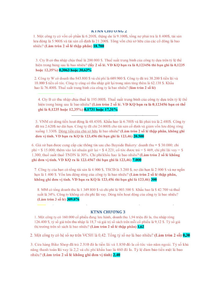 tự luận tcdn | PDF